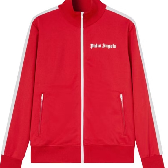 Palm Angels | Jackets & Coats | Palm Angels Red Track Jacket | Poshmark